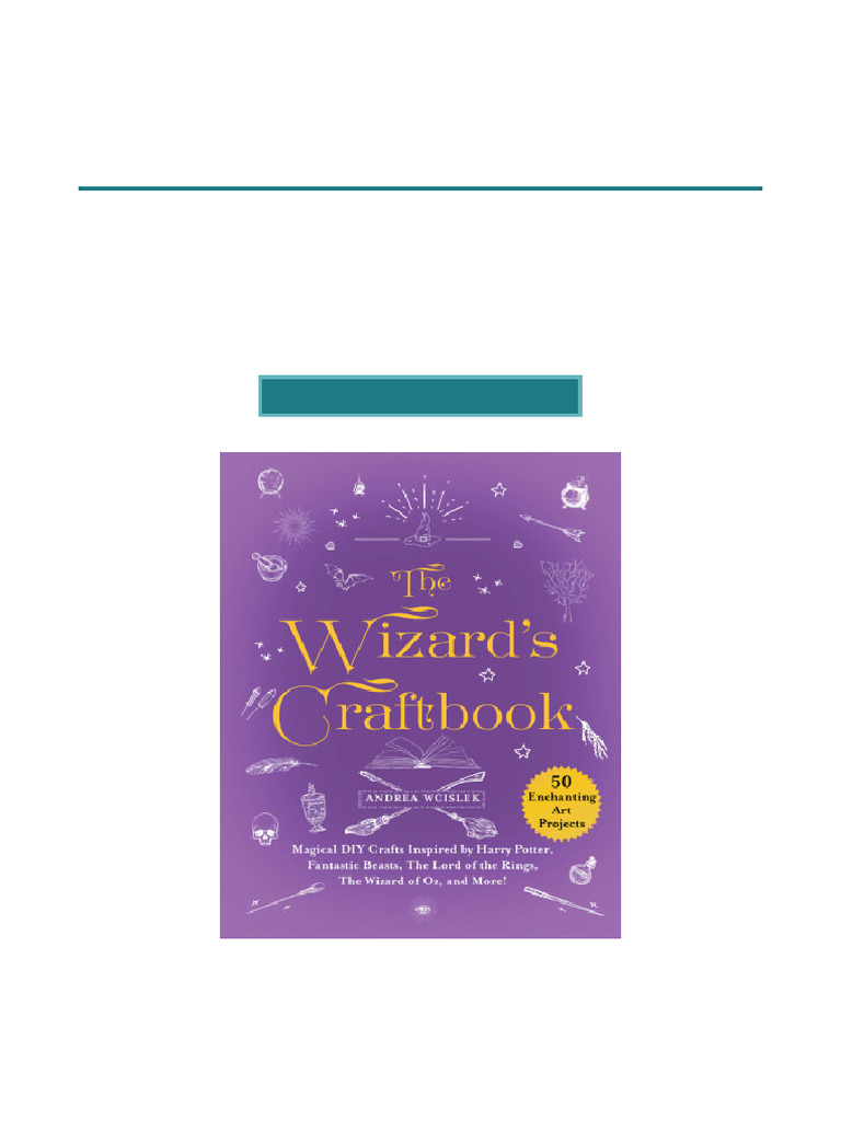 Save Big The Wizard's Craftbook Magical DIY Crafts Inspired by Harry ...