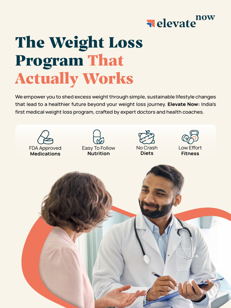 Elevate Now Brochure | PDF | Weight Loss | Nutrition