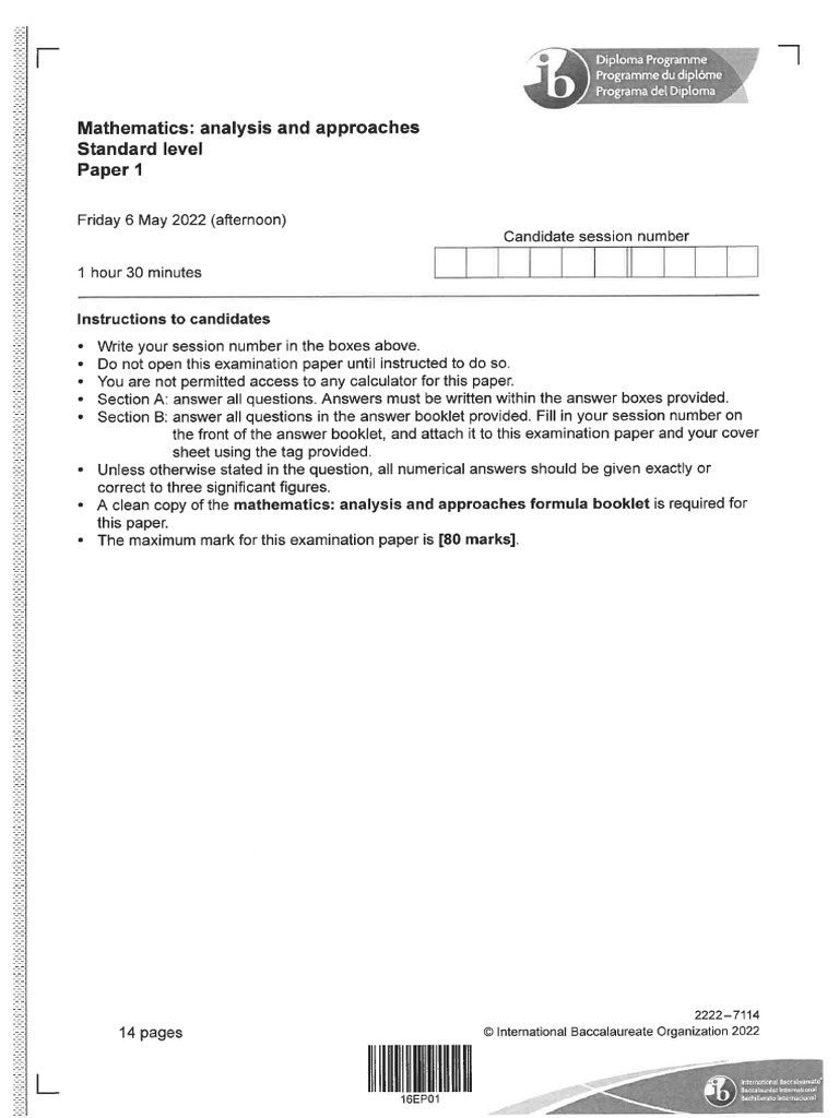 AASL Practise Paper 4 QP | PDF