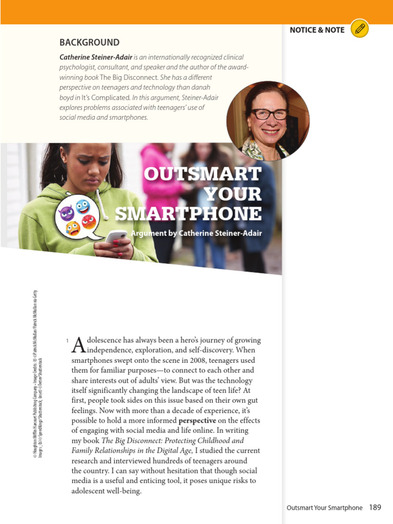 Outsmart Your Smartphone | PDF | Adolescence | Friendship