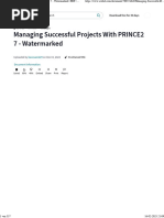 PRINCE2 7 Process Map | PDF | Business