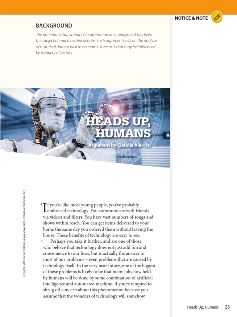 Heads+Up,+Humans | PDF | Automation | Artificial Intelligence