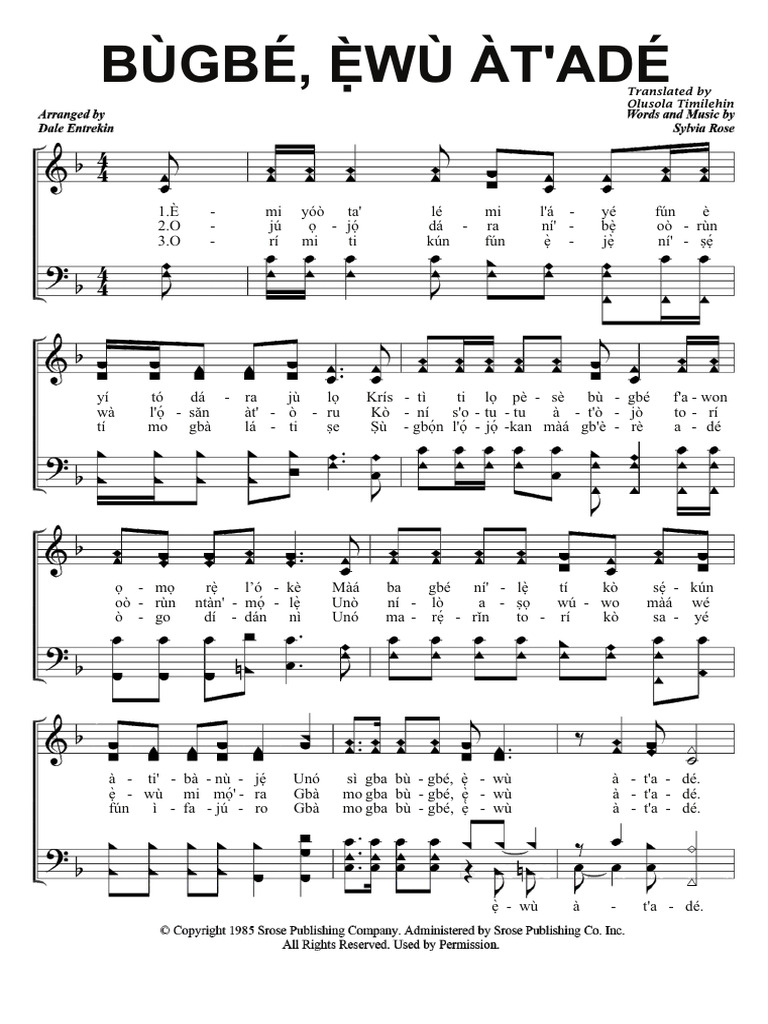 BÙGBÉ Ẹ̀WÙ ÀT'ADÉ 2 | PDF