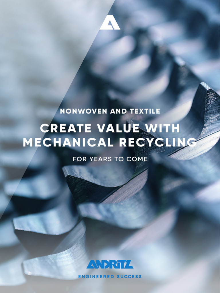 Brochure Mechanical Textile Recycling 2023 Nonwoven and Textile Data ...