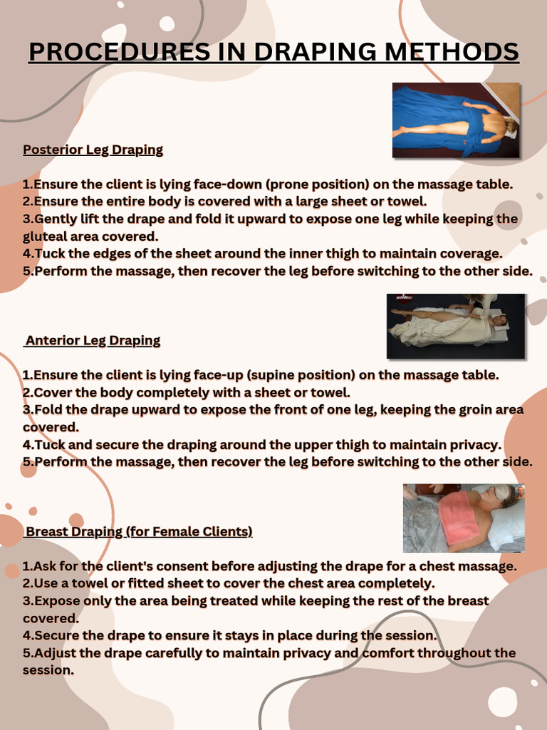 Massage Draping Techniques Guide | PDF