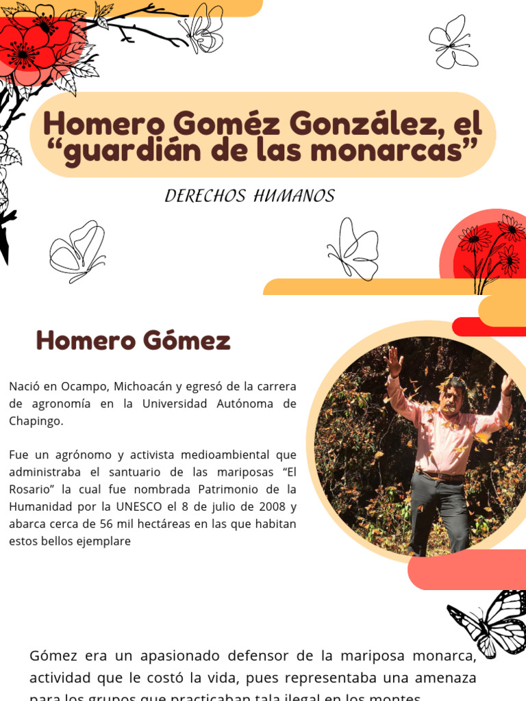 Homero Goméz González, El "Guardián de Las Monarcas" | PDF | Justicia ...
