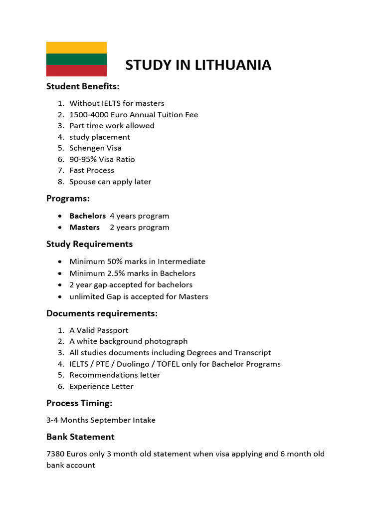 Lithuania (Overview) | PDF