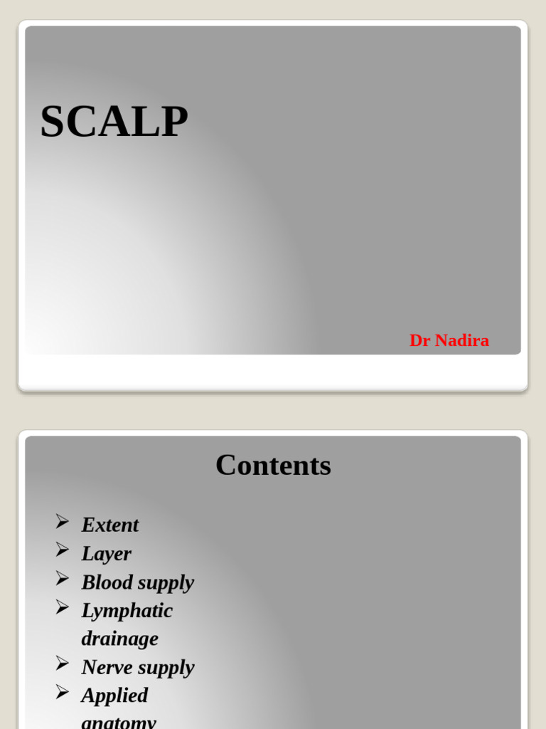 Scalp Anatomy: Layers, Blood Supply, Nerves | PDF | Human Anatomy ...