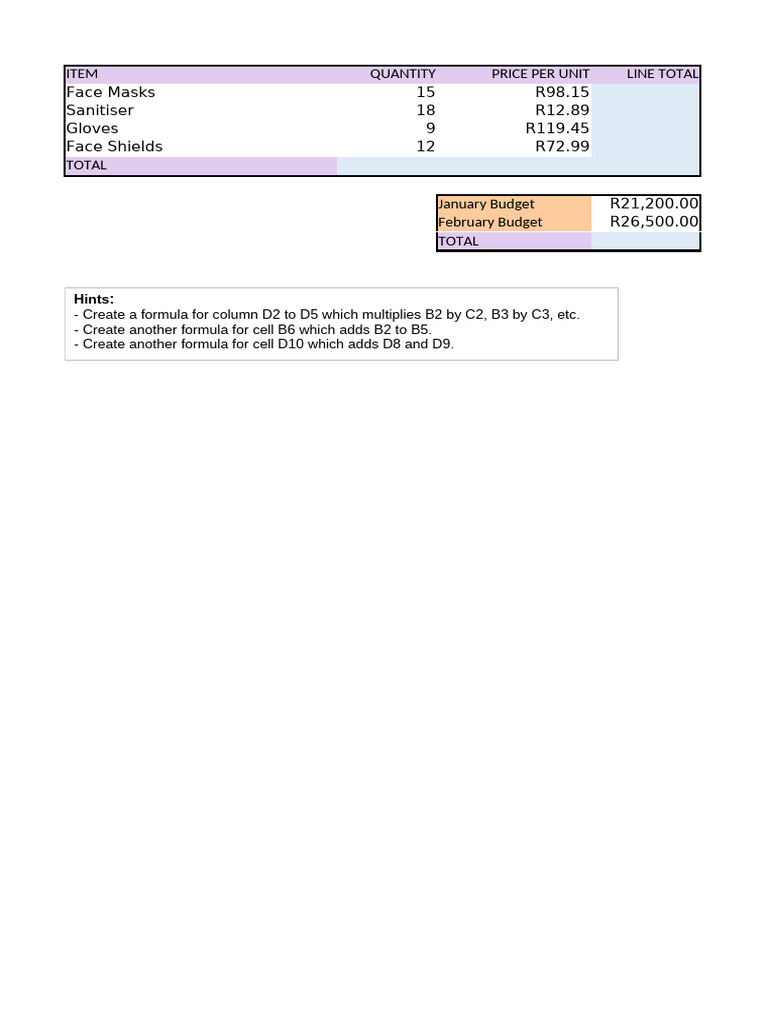 Excel Assignment | PDF | Premier League | Premier League Clubs