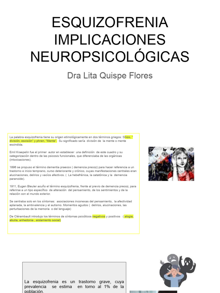 ESQUIZOFRENIA | PDF | Esquizofrenia | Psicología anormal