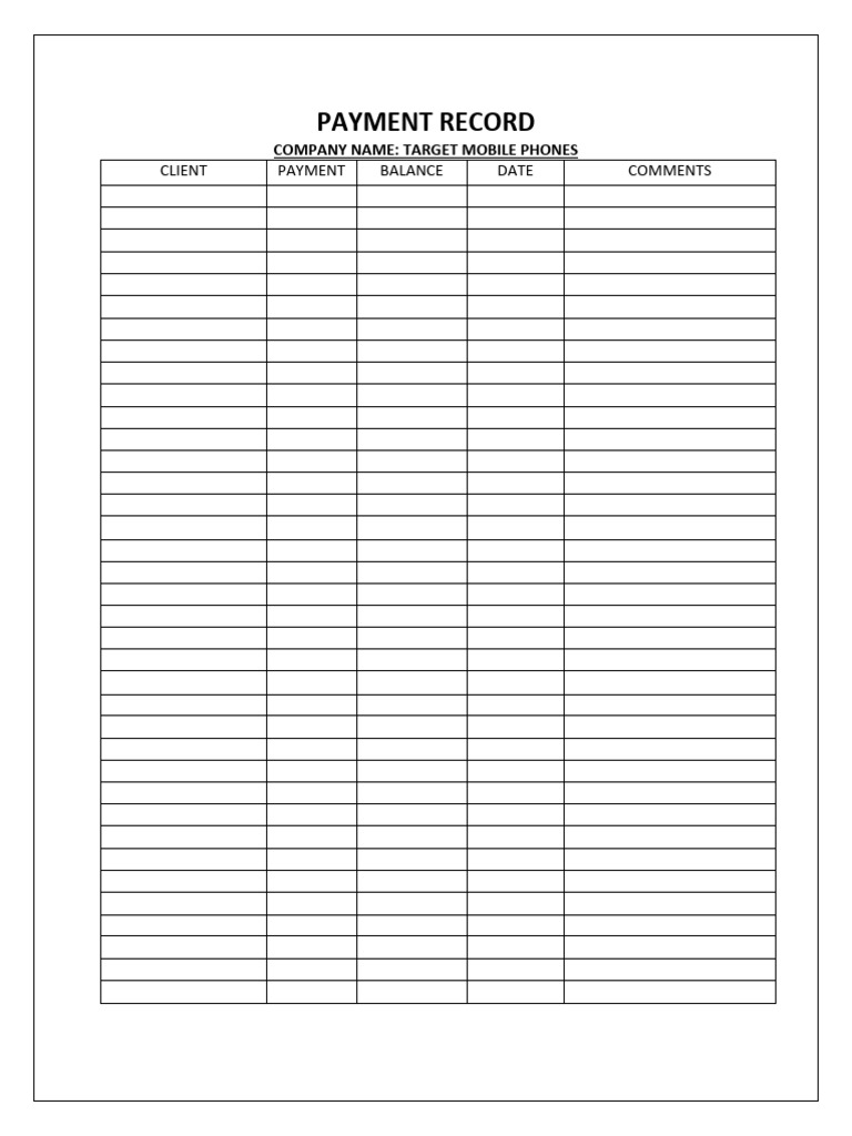 Payment Record | PDF