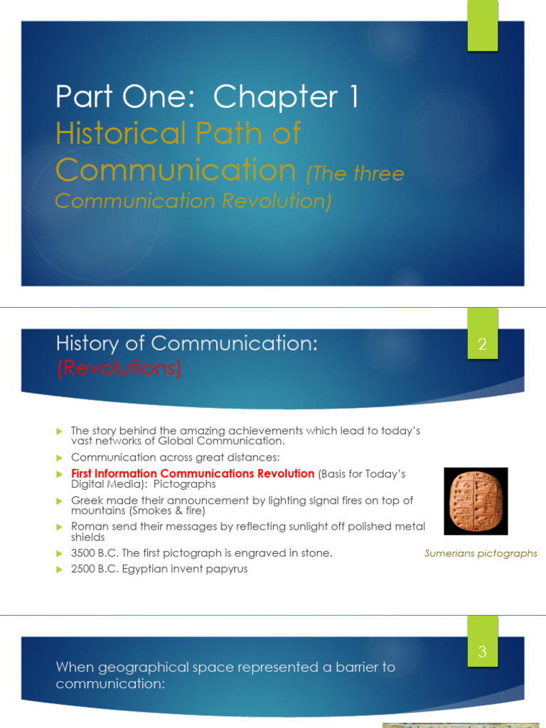 History of Communication Revolutions | PDF | Telegraphy | Europe