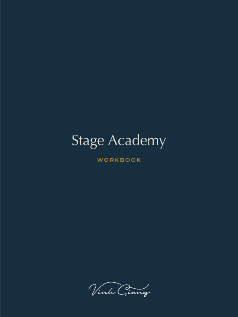 Stage Academy Workbook Overview | PDF | Accent (Sociolinguistics ...