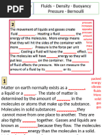 Class 9 Floatation Notes | PDF | Buoyancy | Density