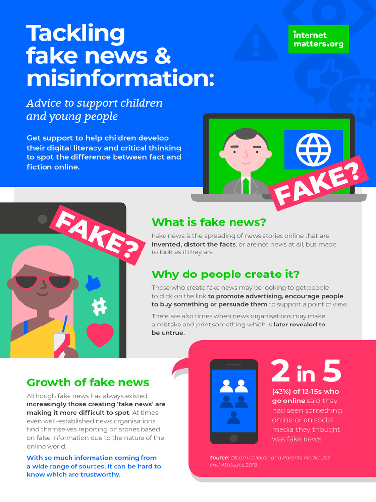 Combatting Fake News for Kids | PDF | Media Manipulation | Public Sphere