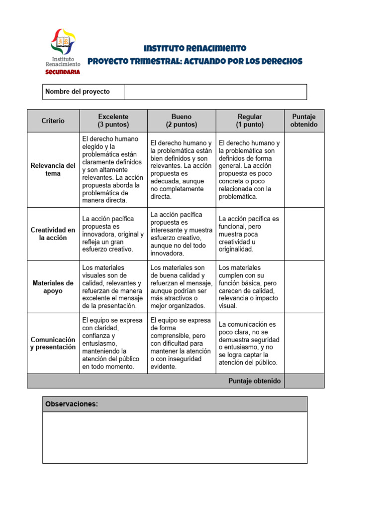 Proyecto FCEIII - 3A - 2° Trimestre - Documentos de Google | PDF