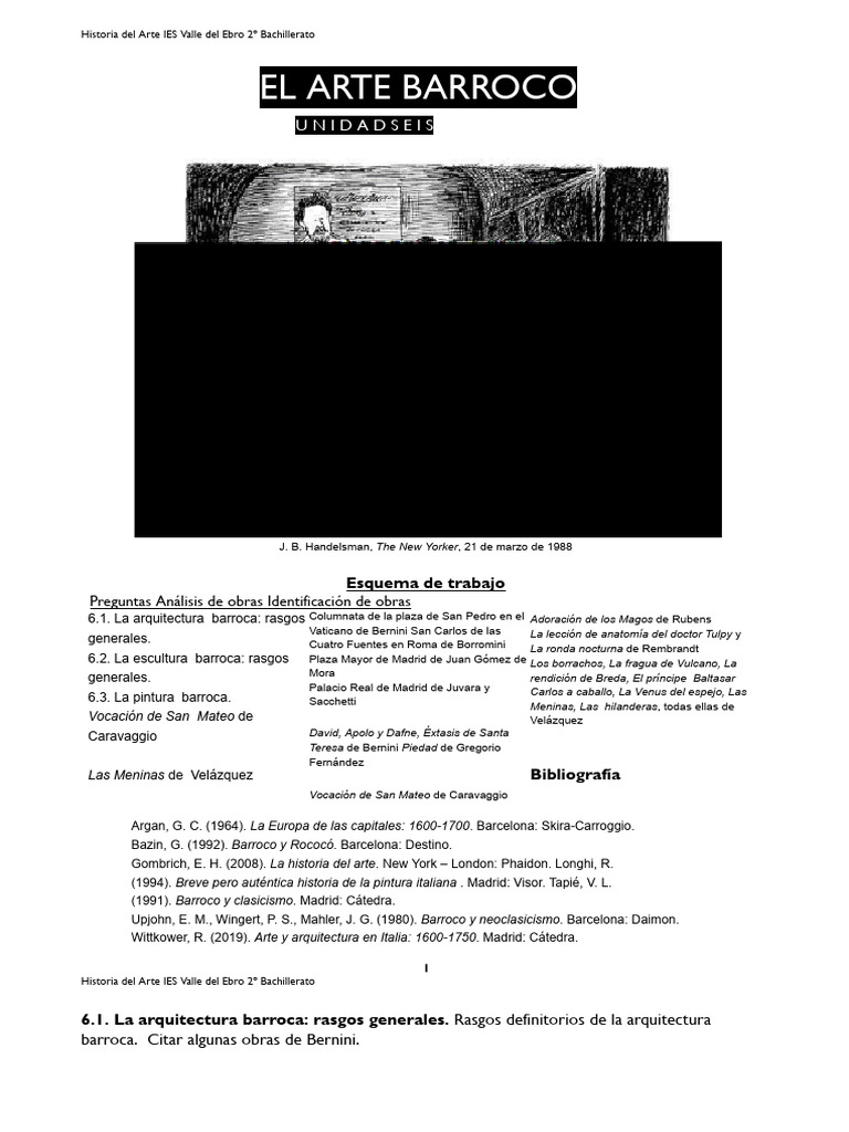 Arte Barroco: Características y Obras | PDF | Barroco | Pintura de retrato