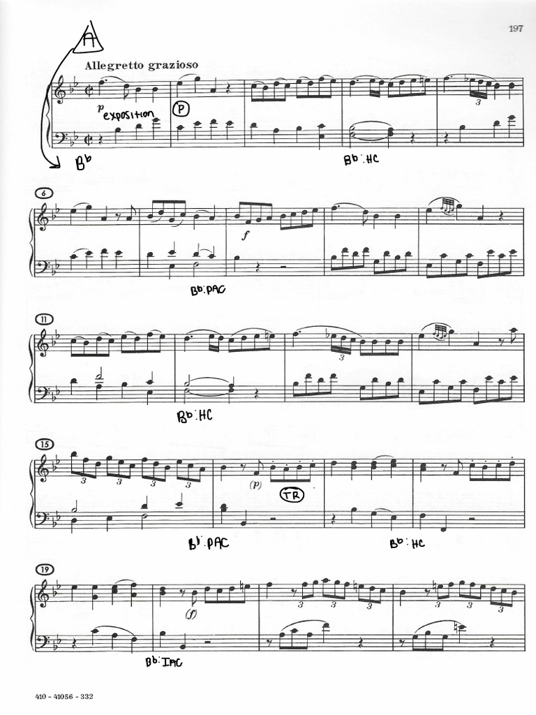 P11 Mozart K333 III Sonata Rondo | PDF
