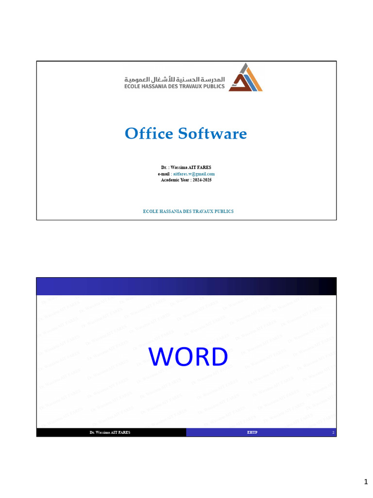 OfficeSoftware Word Excel PowerPoint | PDF | Microsoft Excel ...