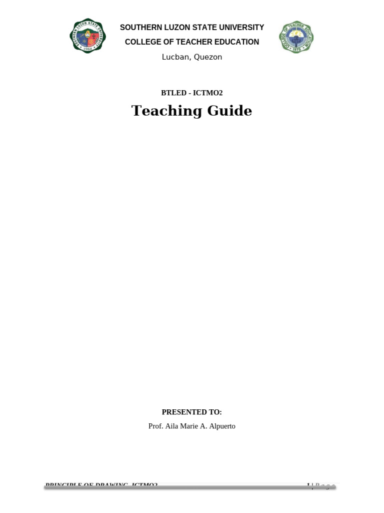 Ict Mo2 Rex Libranda Final Teaching Guide 1 | PDF | Composition (Visual ...