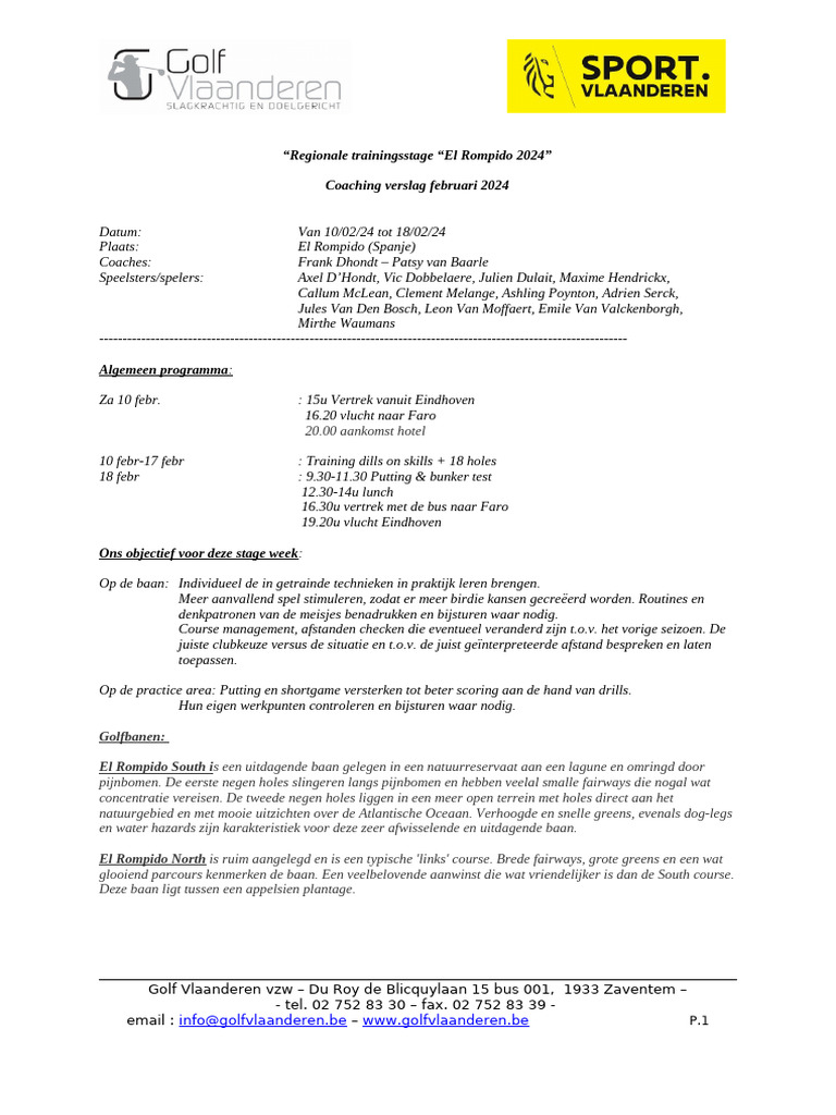 Verslag Stage ER 2 dit is niet nodig ok t e openene | PDF