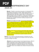 Skit Script On Independence Day | PDF