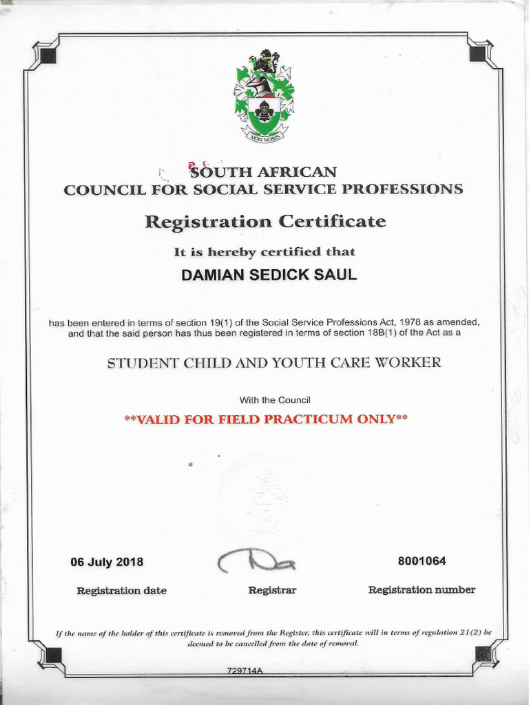 SACSSP Registration | PDF