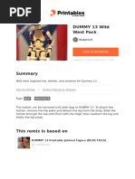 Dummy 13 Instructions A4 | PDF | Musculoskeletal System