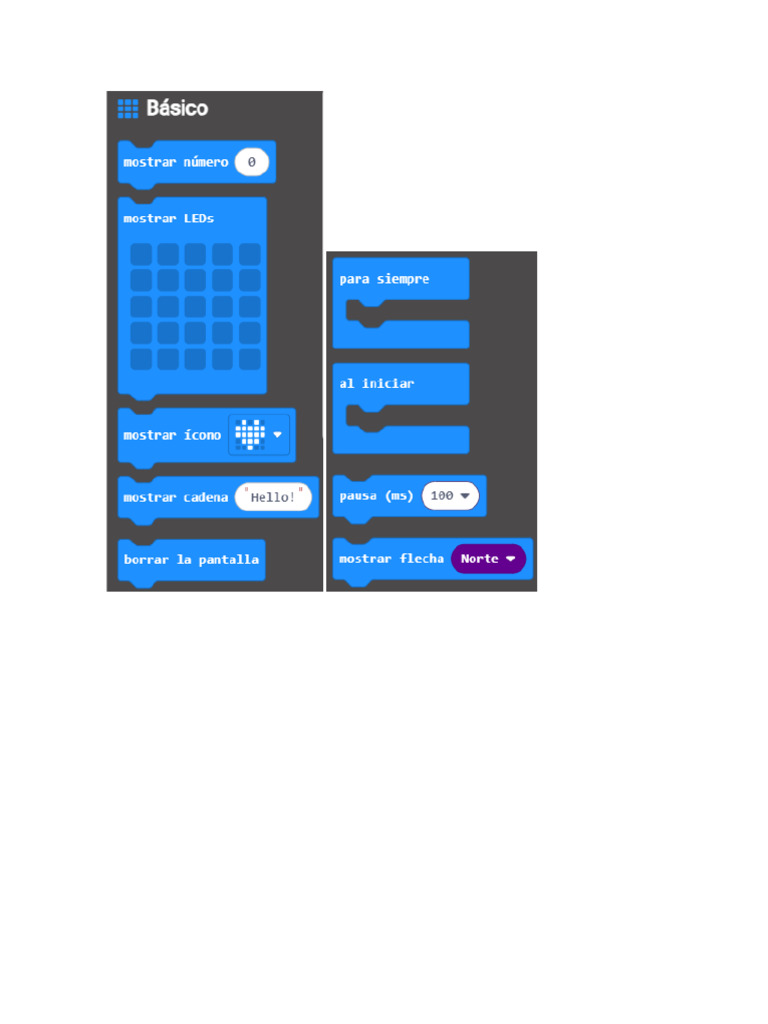 Bloques de makecode | PDF