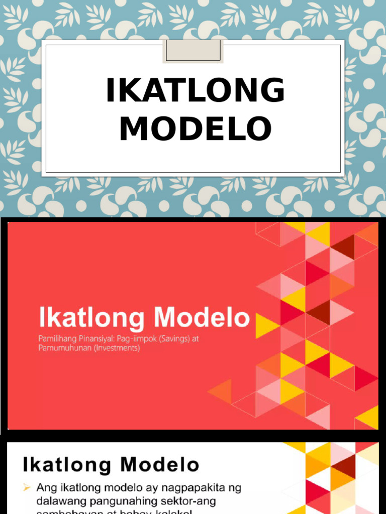 W1 D3 Ikatlong Modelo | PDF