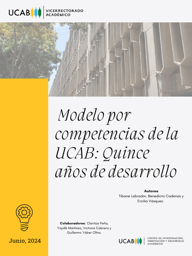EBook Modelo Por Competencias de La UCAB Quince Años de Desarrollo | PDF | Plan de estudios ...