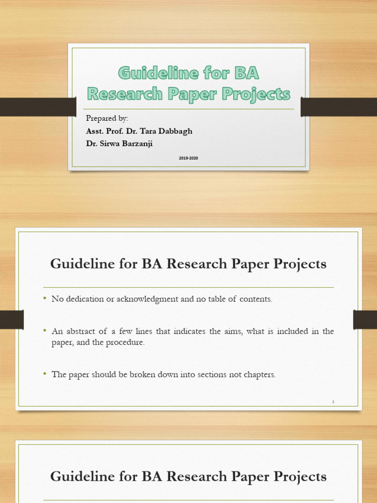 Guideline For Graduation Papers | PDF | Citation | Publishing