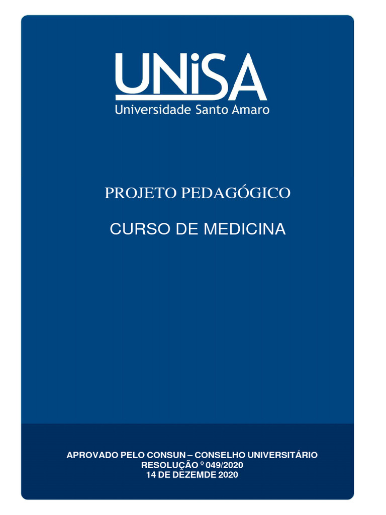 Cont Prog Medicina Unisa | PDF | Epidemiologia | Bioquímica