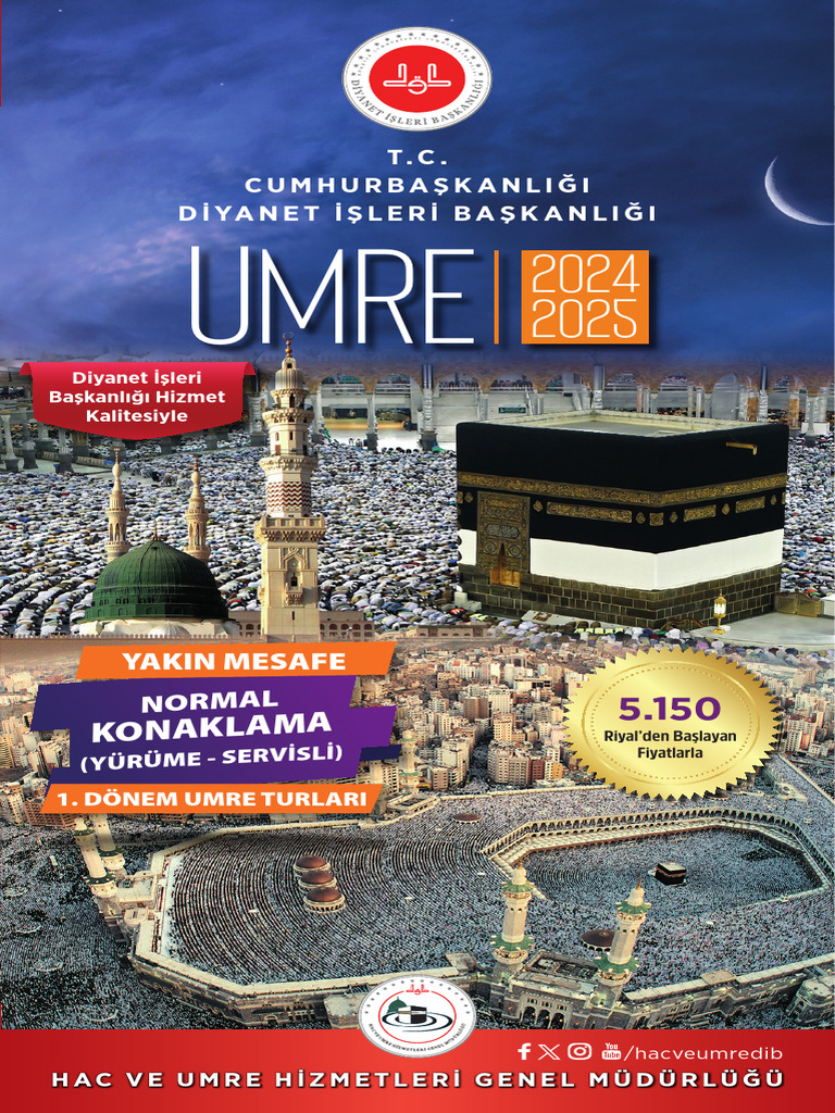 2024-2025 1. Dönem Umre Turlari | PDF