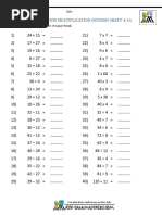 Worksheet 4 MDAS | PDF