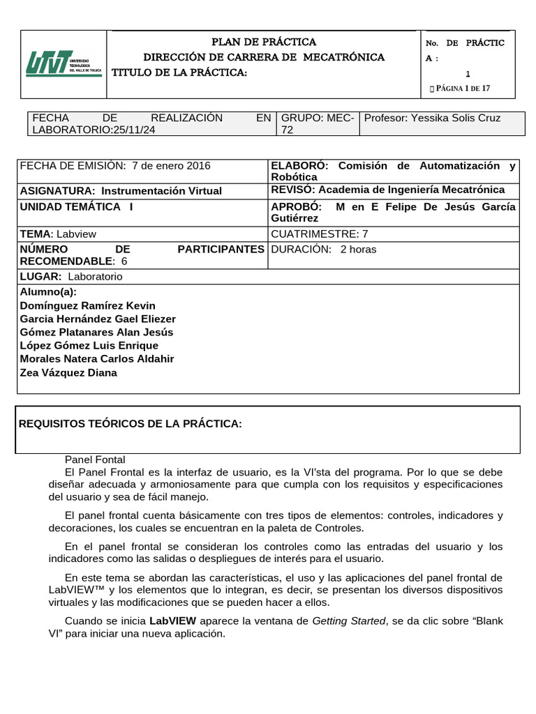 LabView | PDF | Programa de computadora | Programación