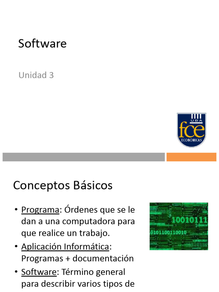 Clase 06 - Software | PDF | Software | Programa de computadora