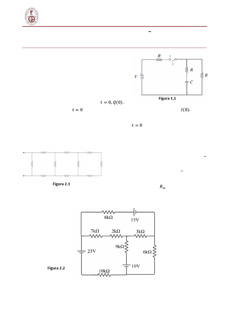 PC3 (F) - 24-II - Sol | PDF | Resistencia Eléctrica y Conductancia | Condensador