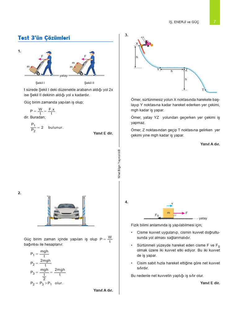 15 YKS SK U2 B9 T3 Enerji | PDF