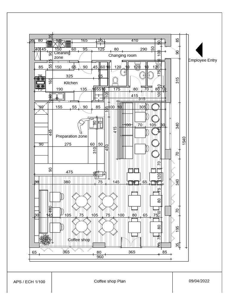 Coffee Shop Plan | PDF