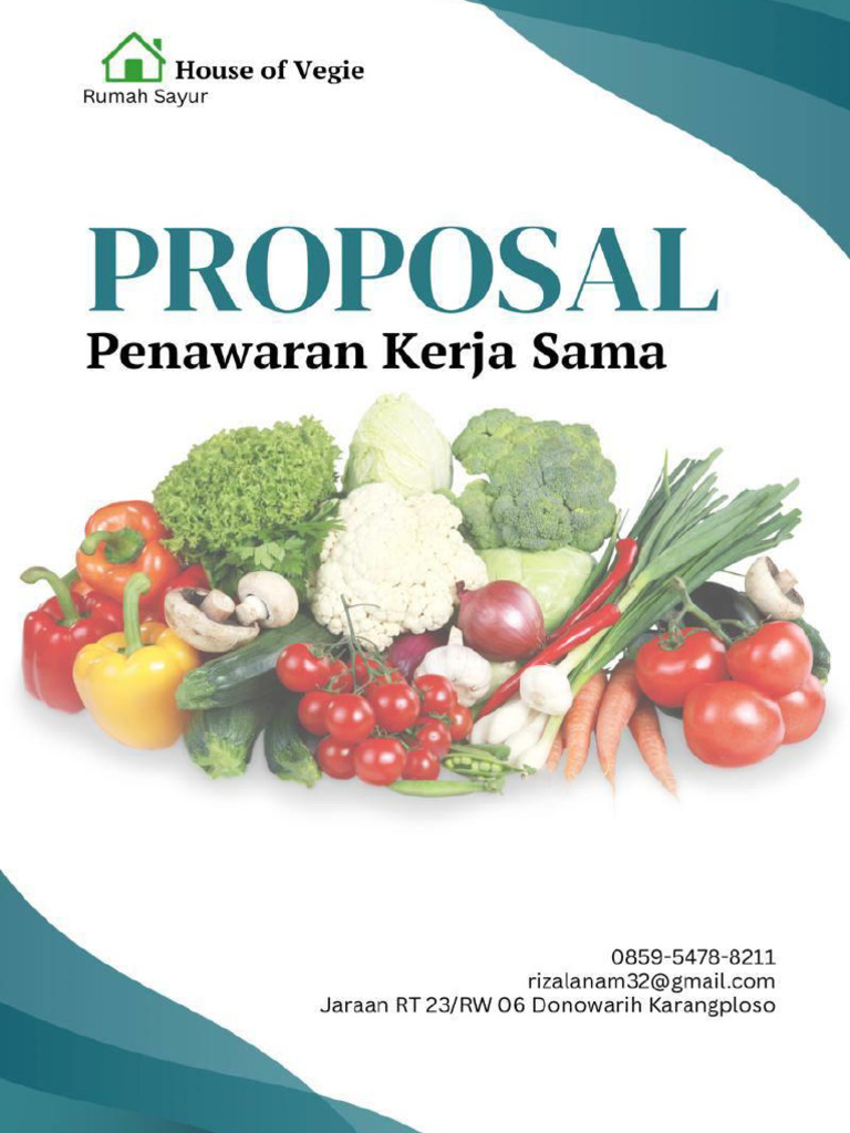 Proposal Penawaran Kerjasama Sayuran | PDF