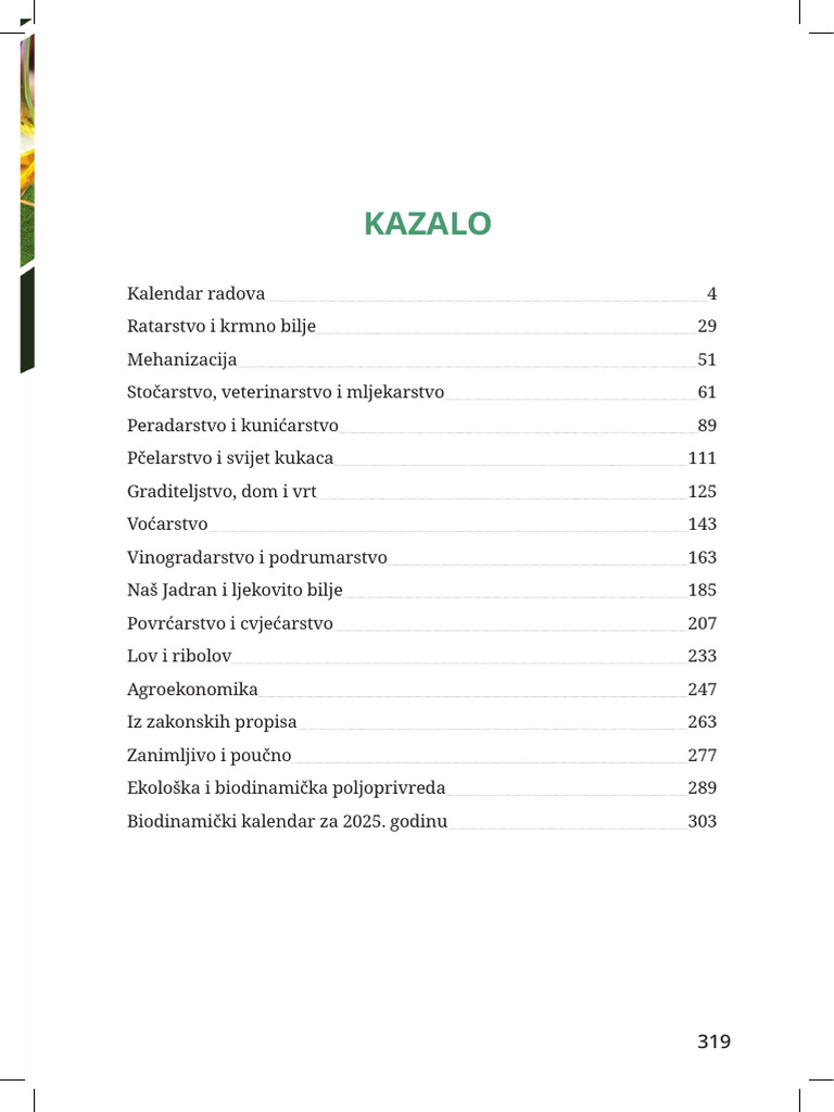 319 Gosp.-Kalendar 2025 | PDF