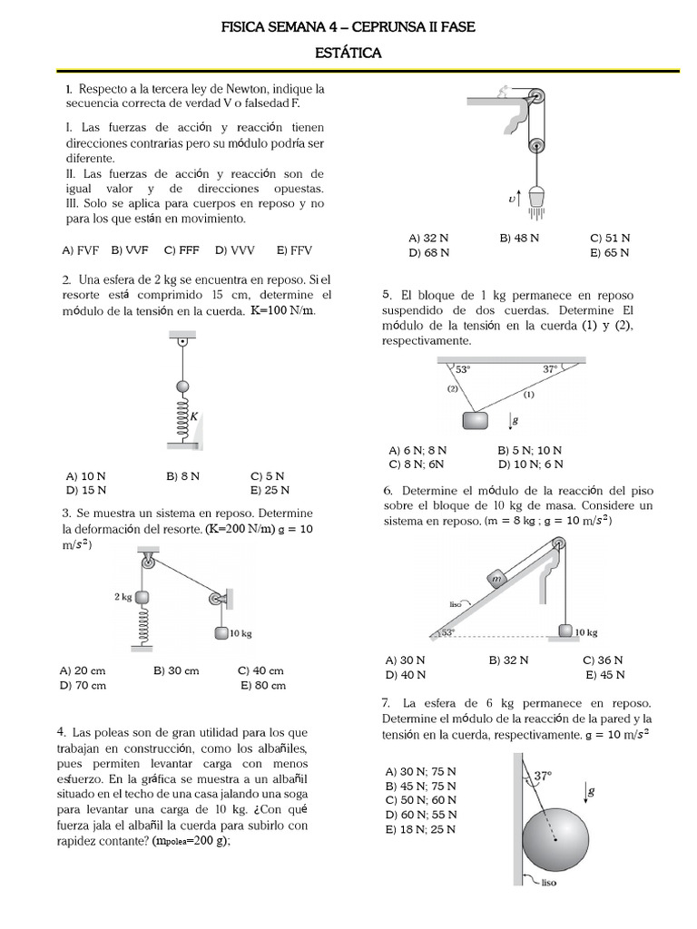 Practica Estática | PDF