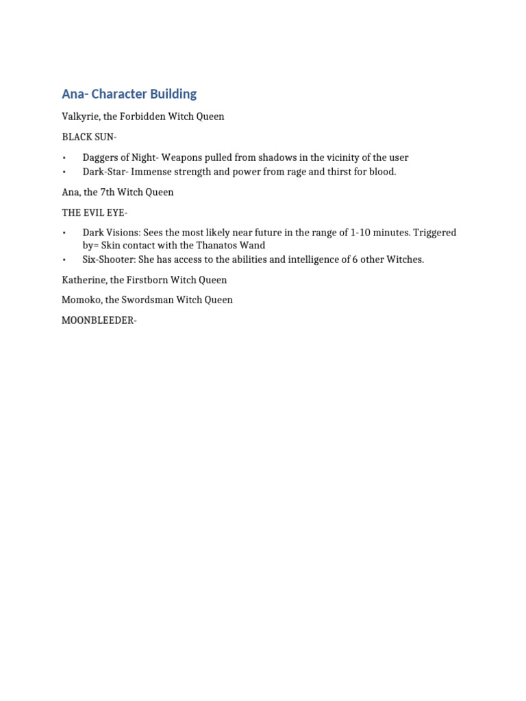 Ana Character Building 250110 2110 | PDF