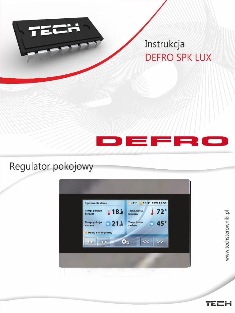 Instrukcja DEFRO SPK LUX | PDF