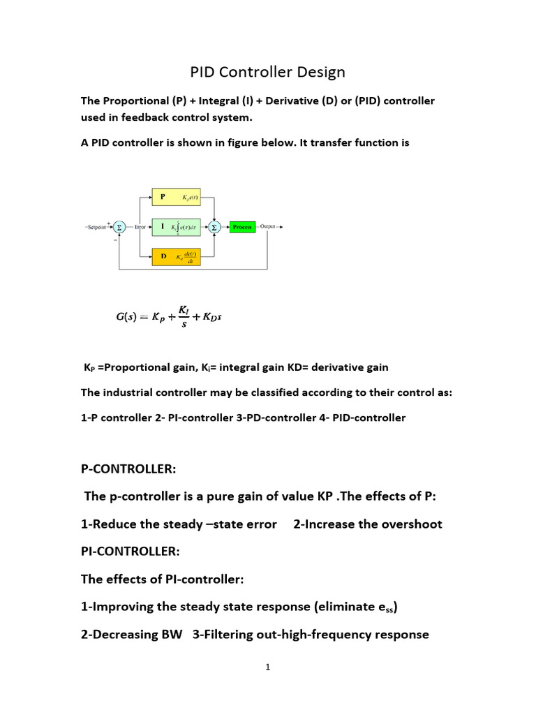 (10)PID Controller | PDF
