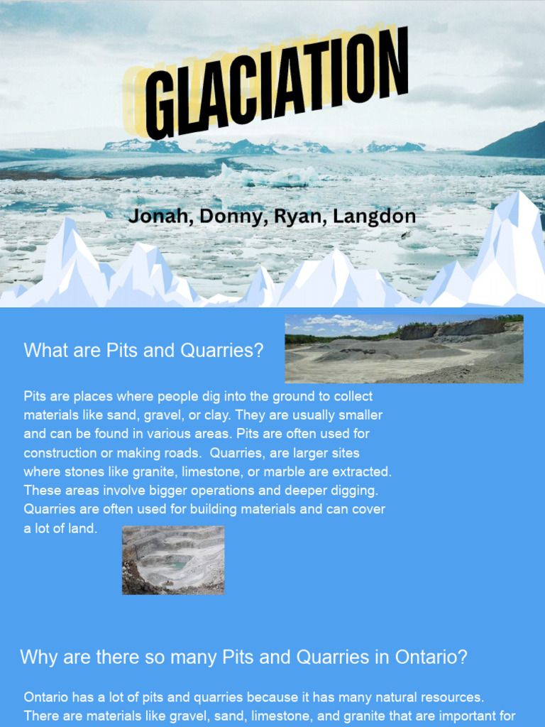 Ontario's Pits and Quarries Explained | PDF
