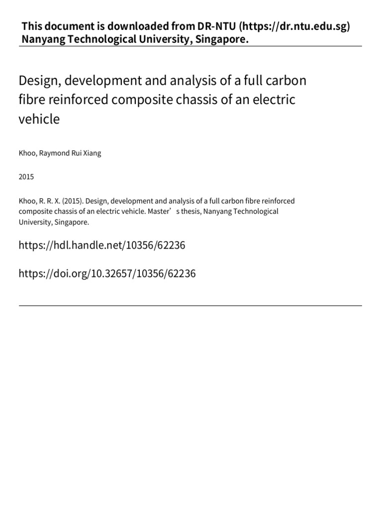 Raymond khoo - Masters thesis final | PDF | Composite Material | Beam ...