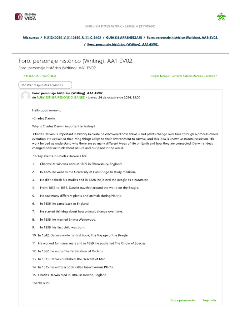 Historical Figure - Charles Darwin+ | PDF