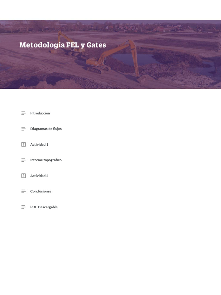Metodologia FEL y Gates | PDF